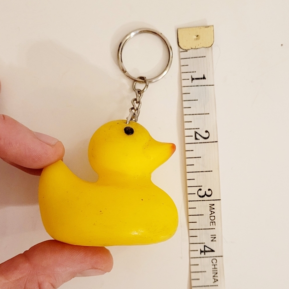 Vintage | Accessories | Vintage Rubber Ducky Keychain | Poshmark